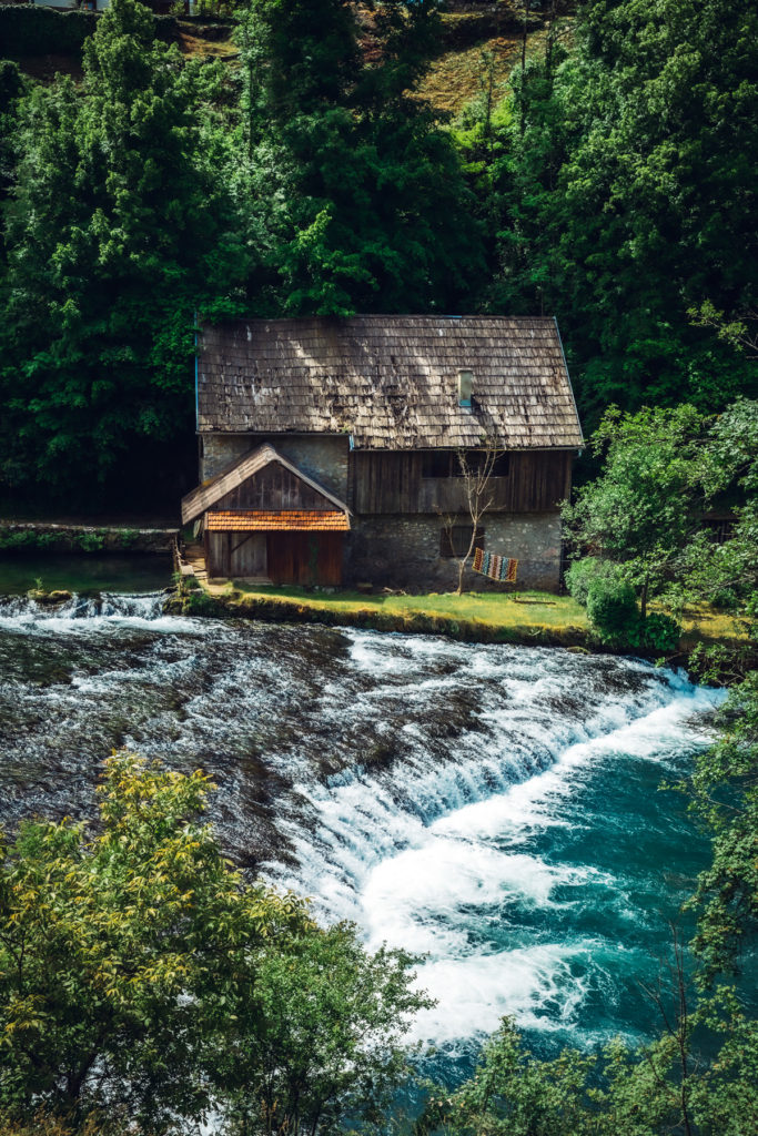 Beautiful Rastoke waterfalls and river Slunjčica, Croatia