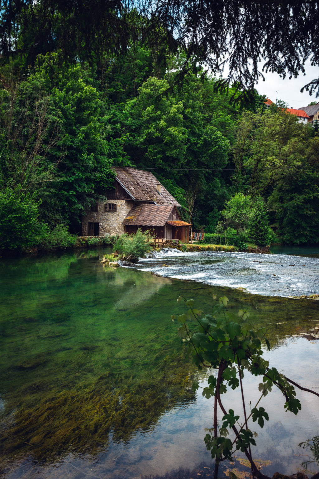 Beautiful Rastoke waterfalls and river Slunjčica, Croatia